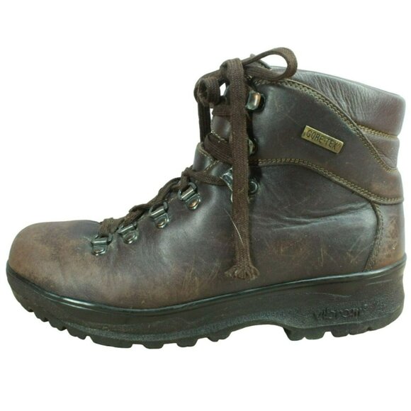 L.L. Bean | Shoes | Ll Bean Cresta Brown Leather Goretex Vibram Sole Hiking Boots Size 75 M ...